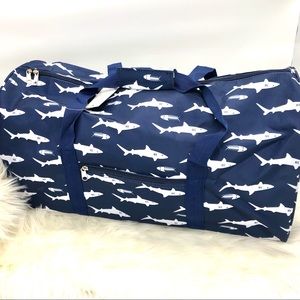 Other | Round Duffle Bag Shark Print | Poshmark